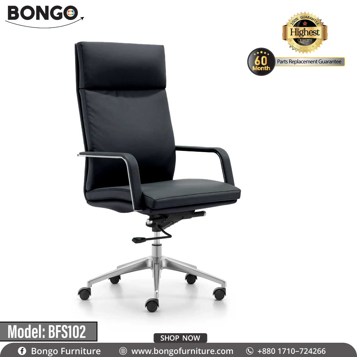 Synergy Boss Chair - BFS102 | Bongo Furniture