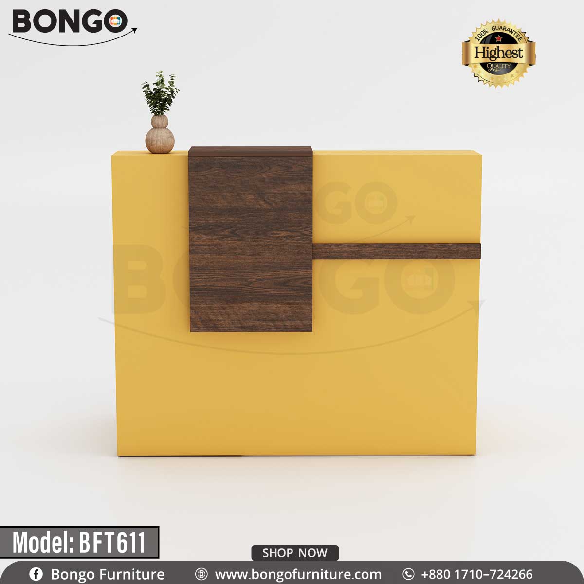 Terminal Reception Desk - BFT611 | Bongo Furniture