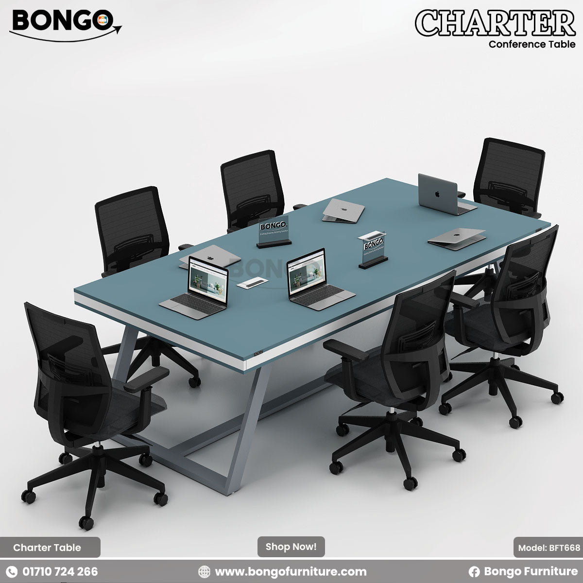 Charter - Conference Table | BFT668 – Bongo Furniture