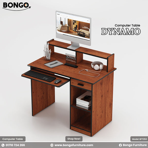 Dynamo Computer Desk - BFT253 | Bongo Furniture