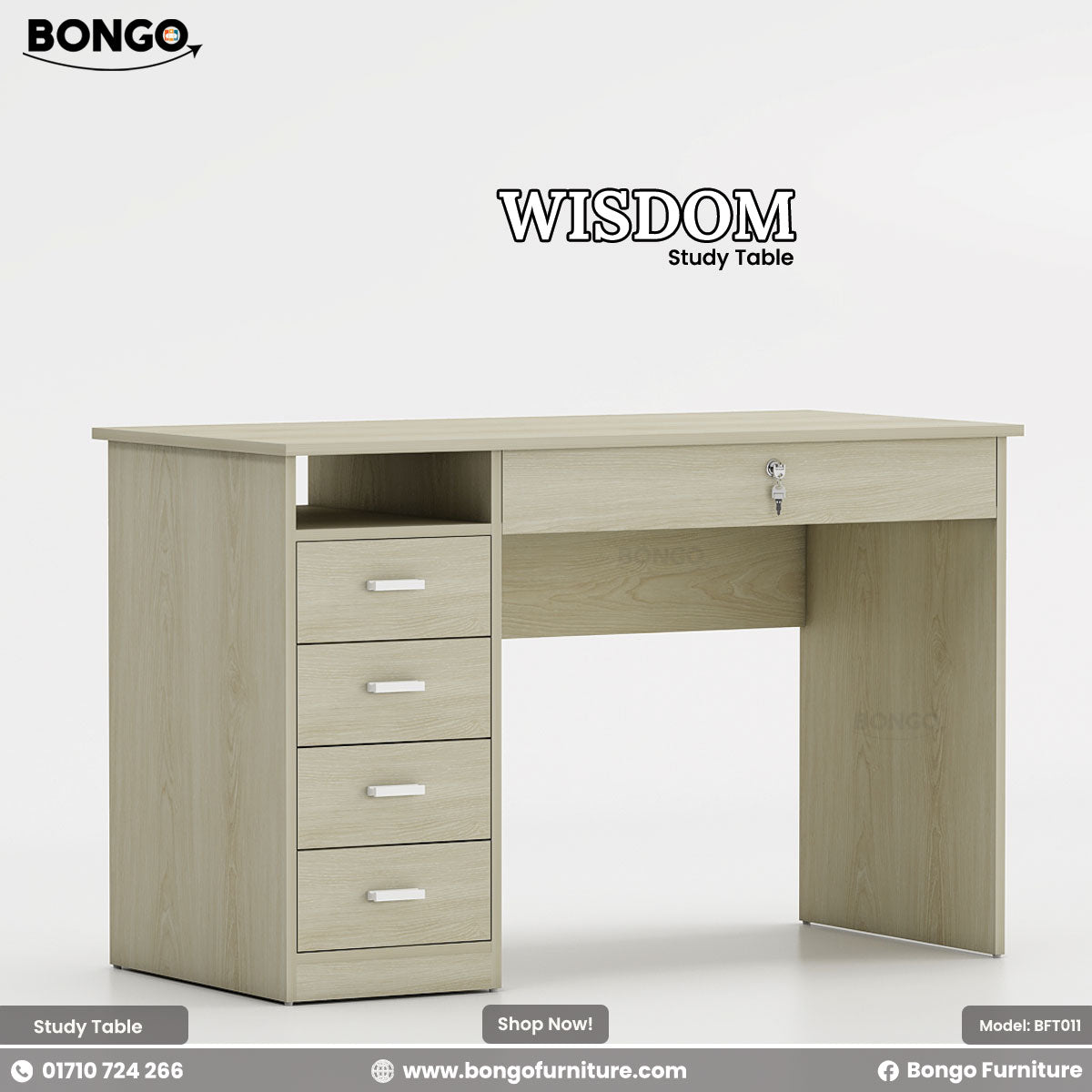 Wisdom Reading Table - BFT011 | Bongo Furniture